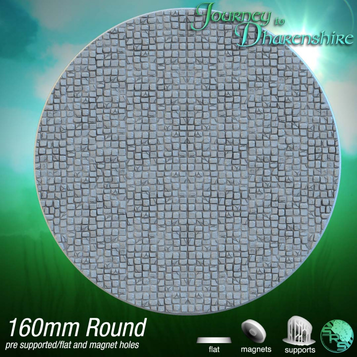 3D Printable Cobblestone Bases Expansion by Sync Ratio Systems