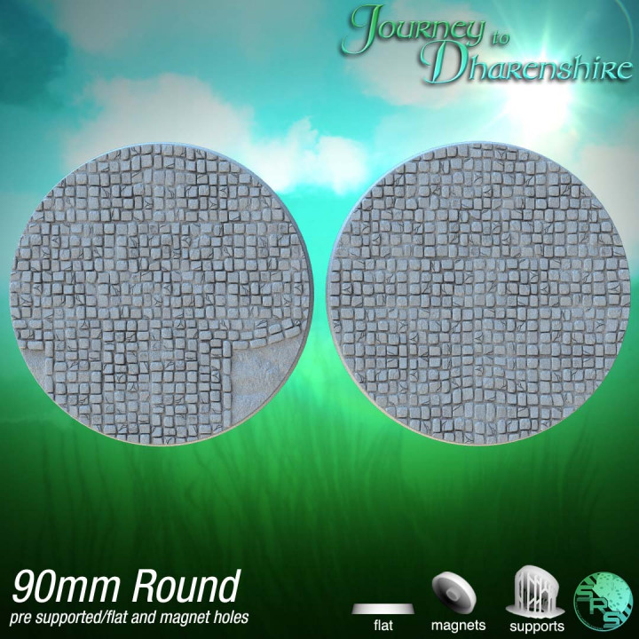 3D Printable Cobblestone Bases Expansion by Sync Ratio Systems