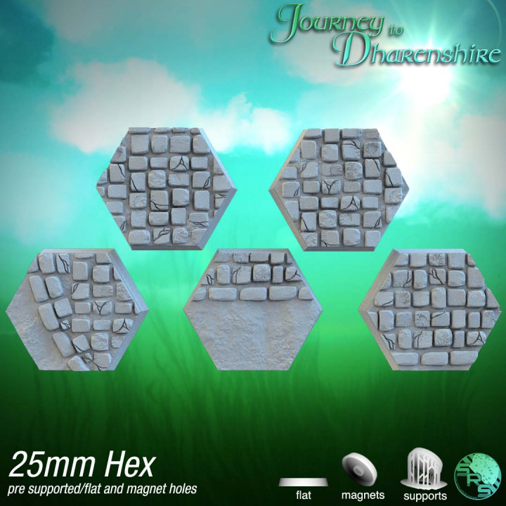 3D Printable Cobblestone Bases Expansion by Sync Ratio Systems