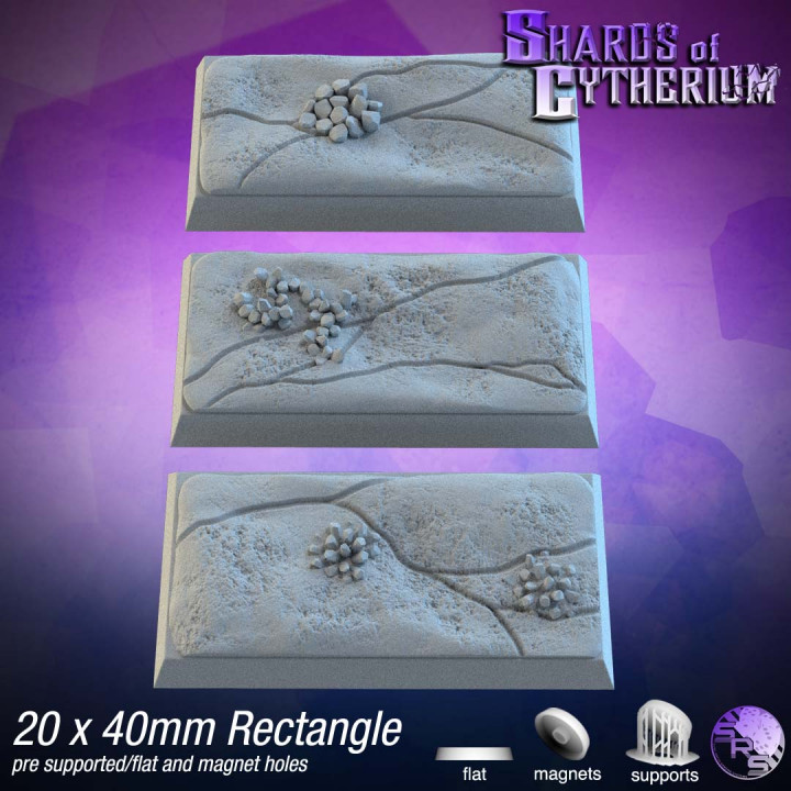 3D Printable Crystal Bases Expansion by SRS Studios