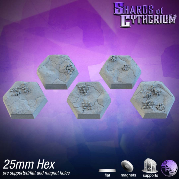 3D Printable Crystal Bases Expansion by SRS Studios