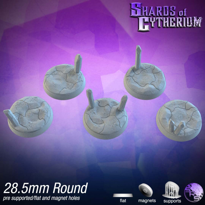 3D Printable Crystal Bases Expansion by SRS Studios