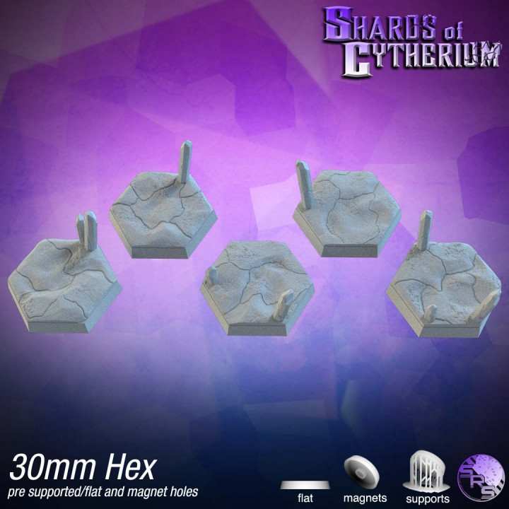 3D Printable Crystal Bases Expansion by SRS Studios