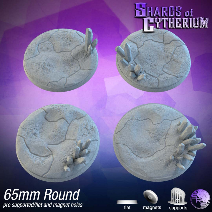 3D Printable Crystal Bases Expansion by SRS Studios