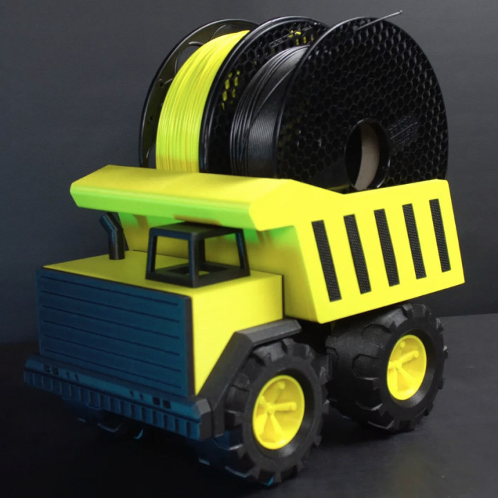 3D Printable DOMP TRUK - 3D PRINTABLE NOT-A-TONKA TRUCK by 3DSourcerer