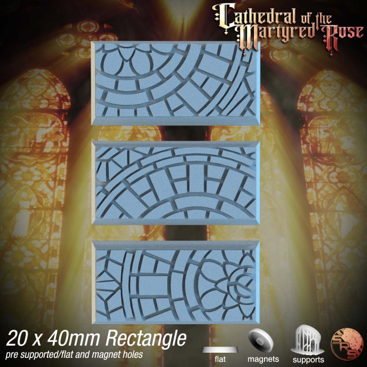 3D Printable Mosaic Bases Expansion by Sync Ratio Systems