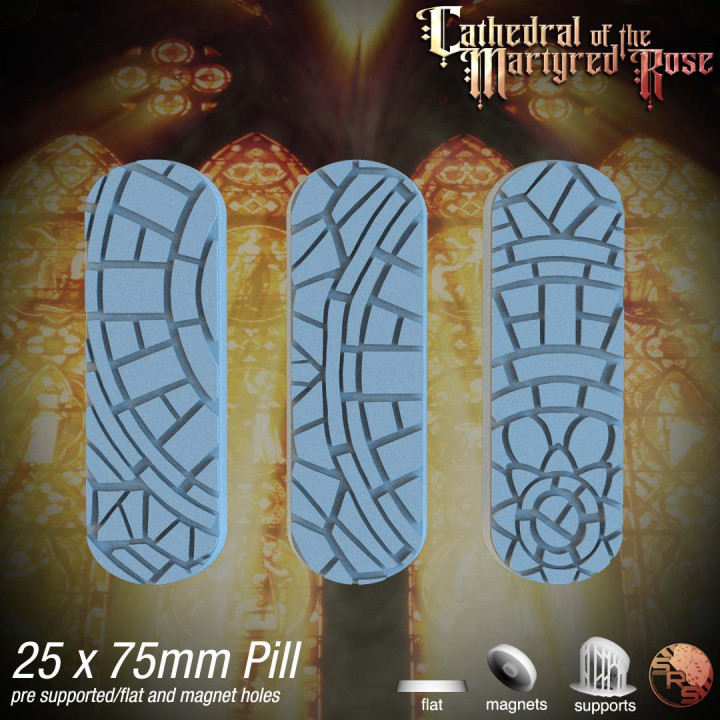 3D Printable Mosaic Bases Expansion by Sync Ratio Systems