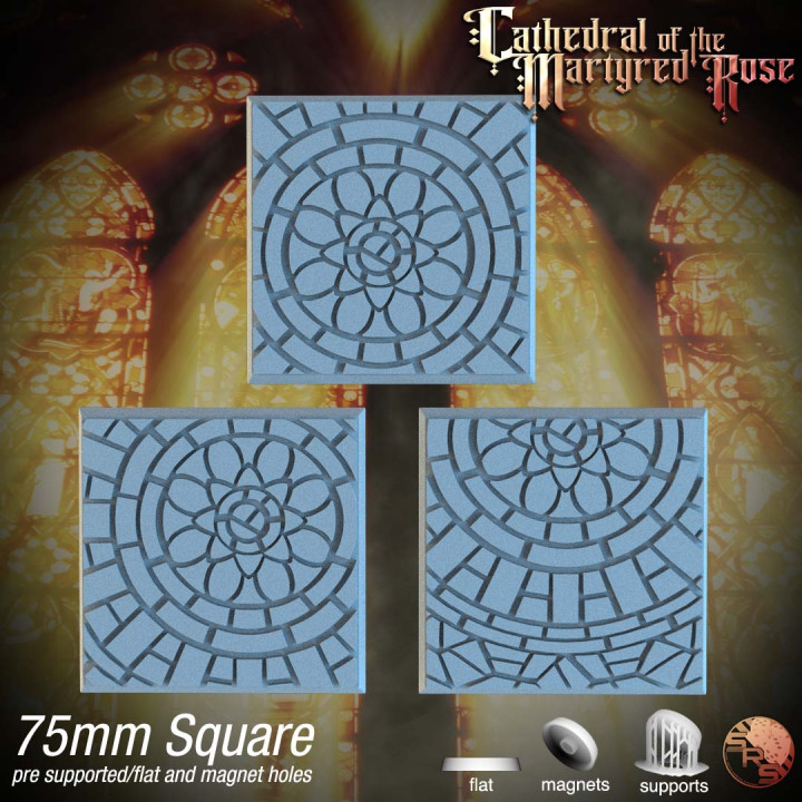 3D Printable Mosaic Bases Expansion by Sync Ratio Systems