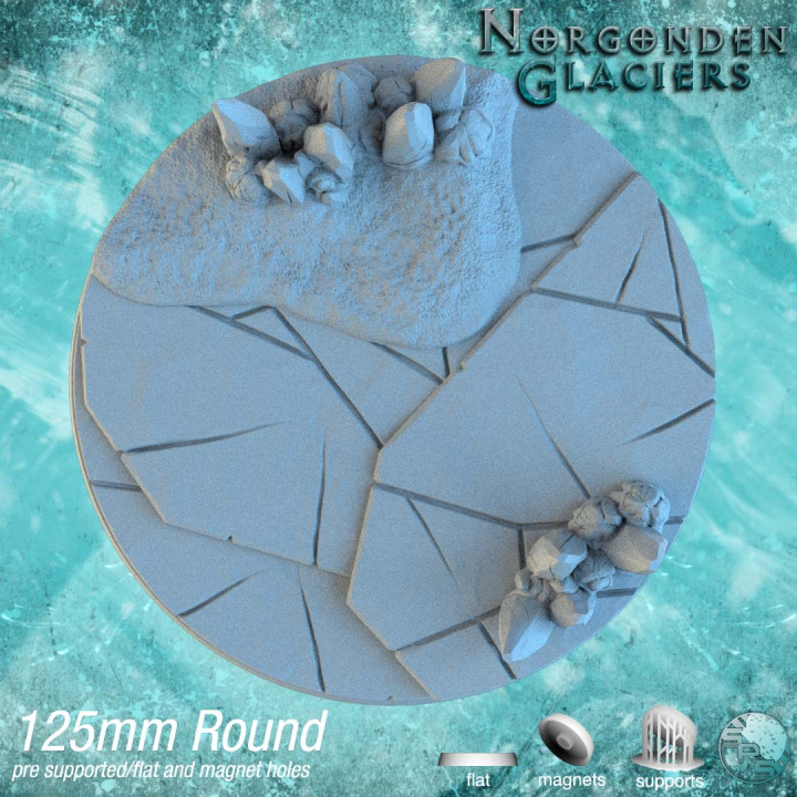 3D Printable Ice Bases Expansion by Sync Ratio Systems