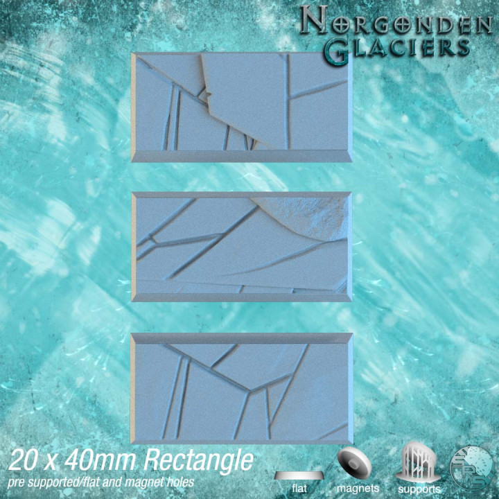 3D Printable Ice Bases Expansion by Sync Ratio Systems