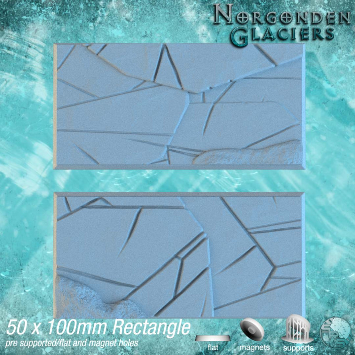 3D Printable Ice Bases Expansion by Sync Ratio Systems