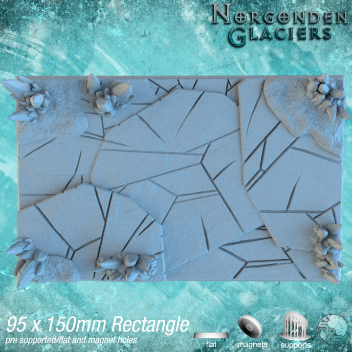 3D Printable Ice Bases Expansion by Sync Ratio Systems