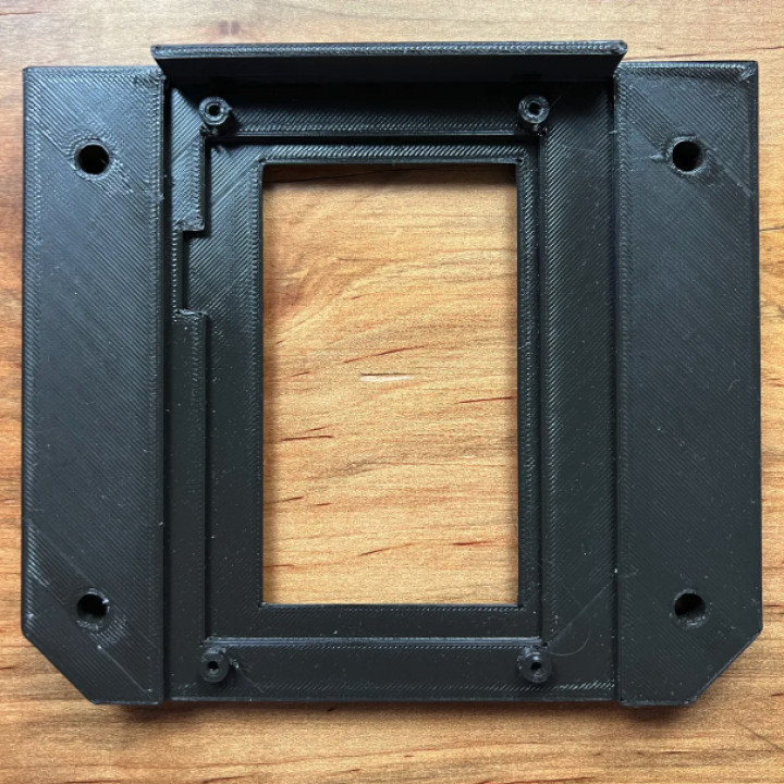 3D Printable ENDER TOUCH LCD MOUNT (CUSTOMIZABLE) by 3DSourcerer