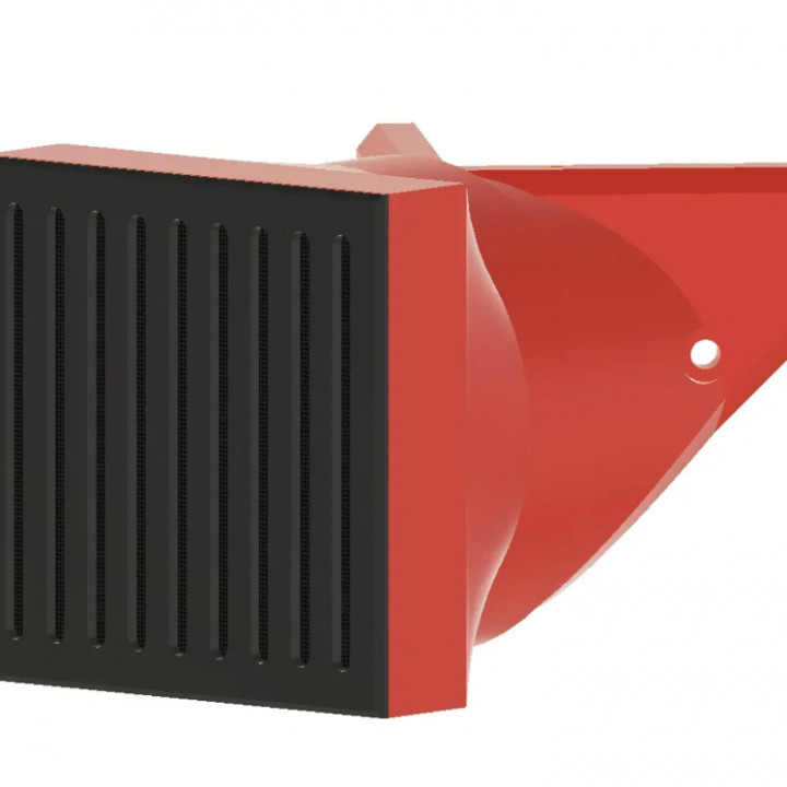 3D Printable 4-INCH HEPA AIR FILTER ATTACHMENT & VENTILATION DUCT ...