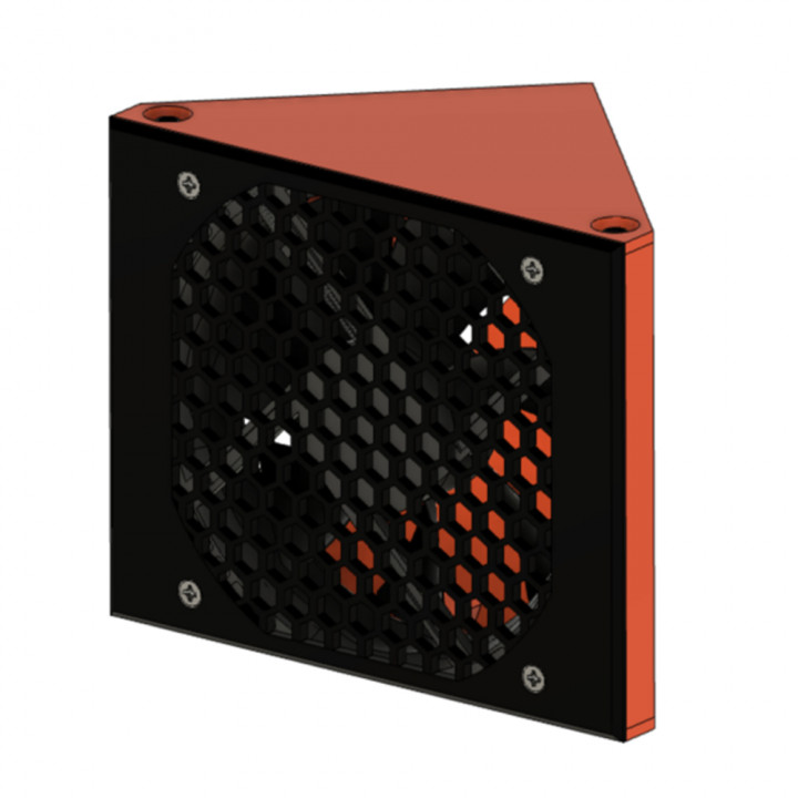 3D Printable 120MM FAN MOUNT FOR THE UNIVERSAL 3D PRINTER ENCLOSURE BY ...