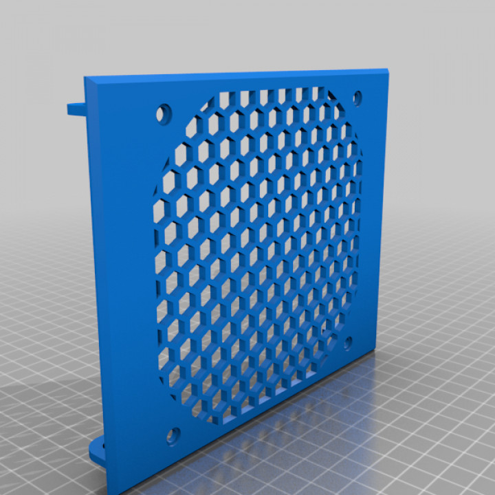 3D Printable 120MM FAN MOUNT FOR THE UNIVERSAL 3D PRINTER ENCLOSURE BY 3D SOURCERER by 3DSourcerer