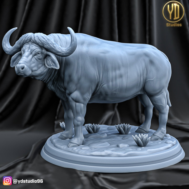 3D Printable CAPE BUFFALO by YD STUDIO