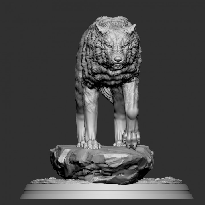 3D Printable WOLF by YD STUDIO