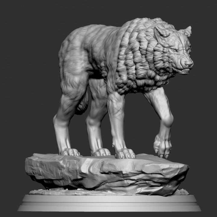 3D Printable WOLF by YD STUDIO