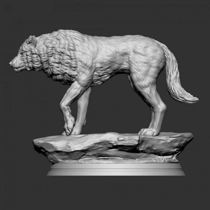 3D Printable WOLF by YD STUDIO