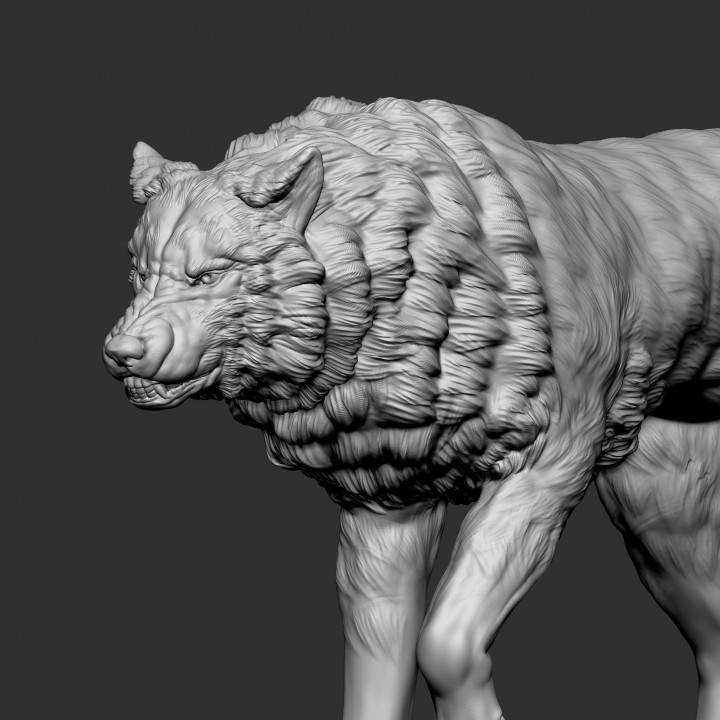3D Printable WOLF by YD STUDIO