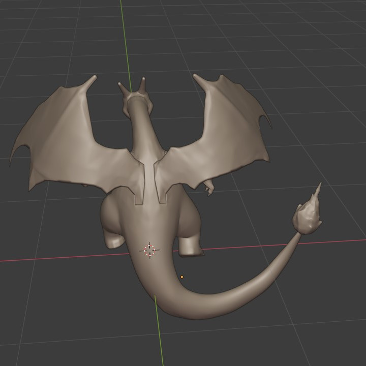 3D Printable Charizard aggressive mode by Nick