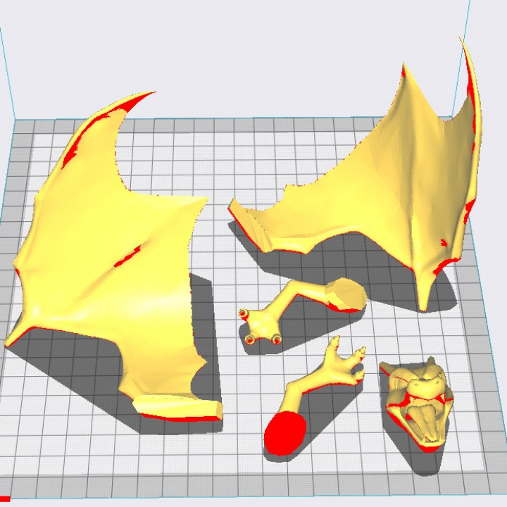 3D Printable Charizard aggressive mode by Nick