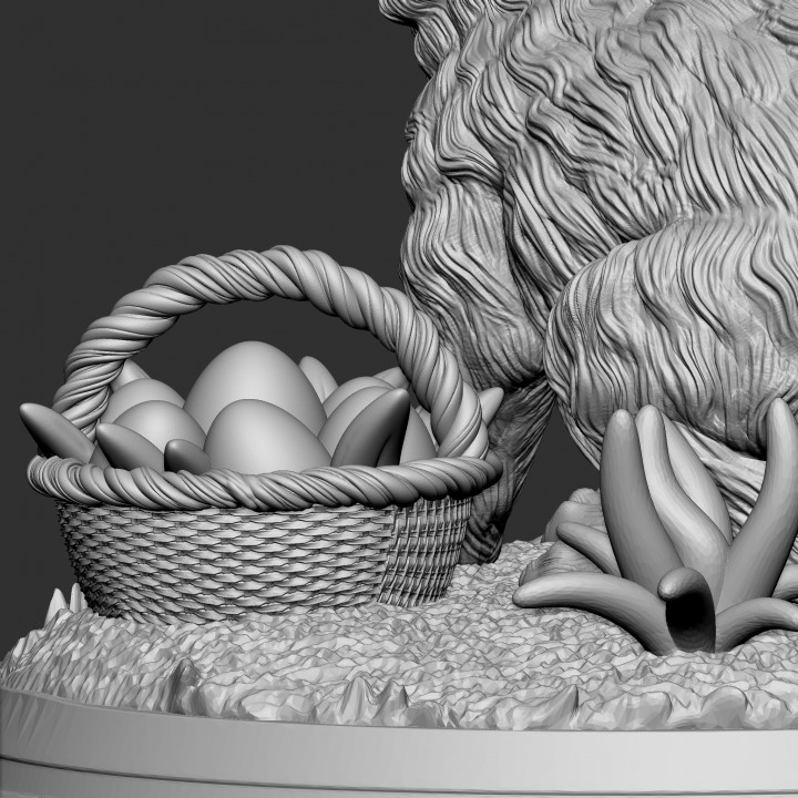 3D Printable EASTER BUNNY by YD STUDIO