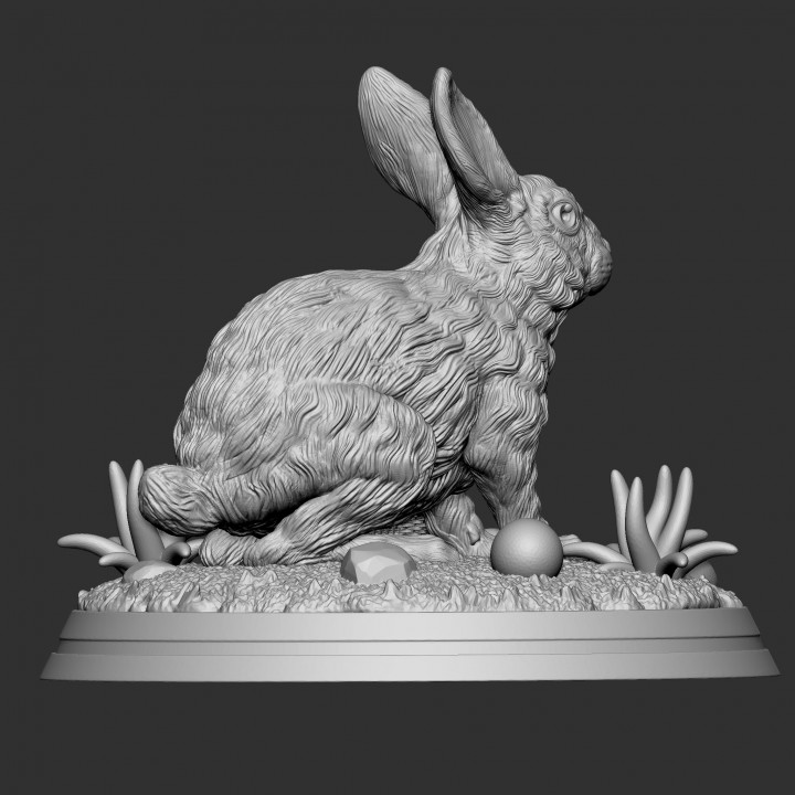 3D Printable EASTER BUNNY by YD STUDIO