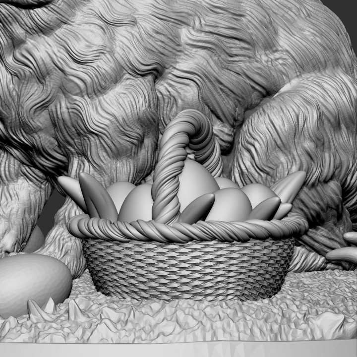 3D Printable EASTER BUNNY by YD STUDIO