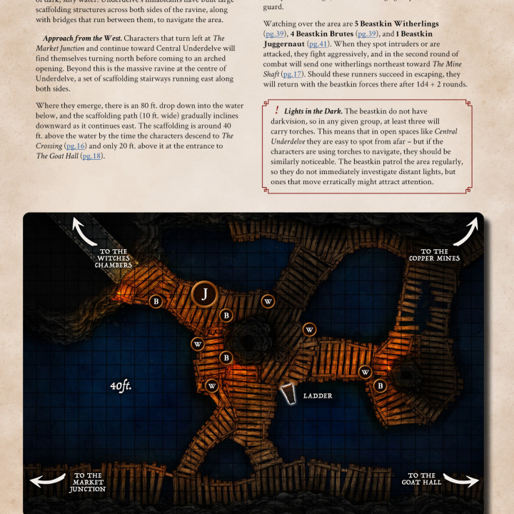 3D Printable PDF - Mark of the Beast (5e Adventure) by Mammoth Factory