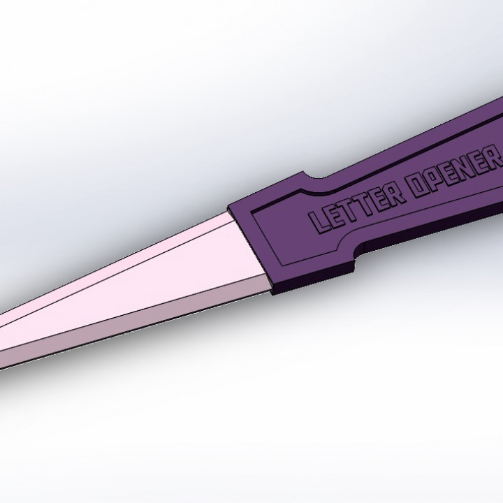 3D Printable Letter Opener by MING