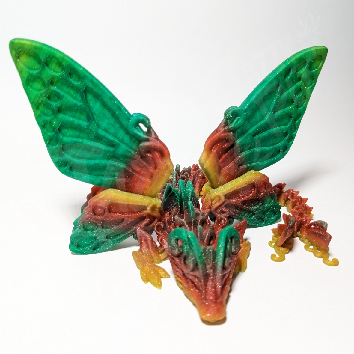 3D Printable Butterfly Dragon by Cinderwing3D