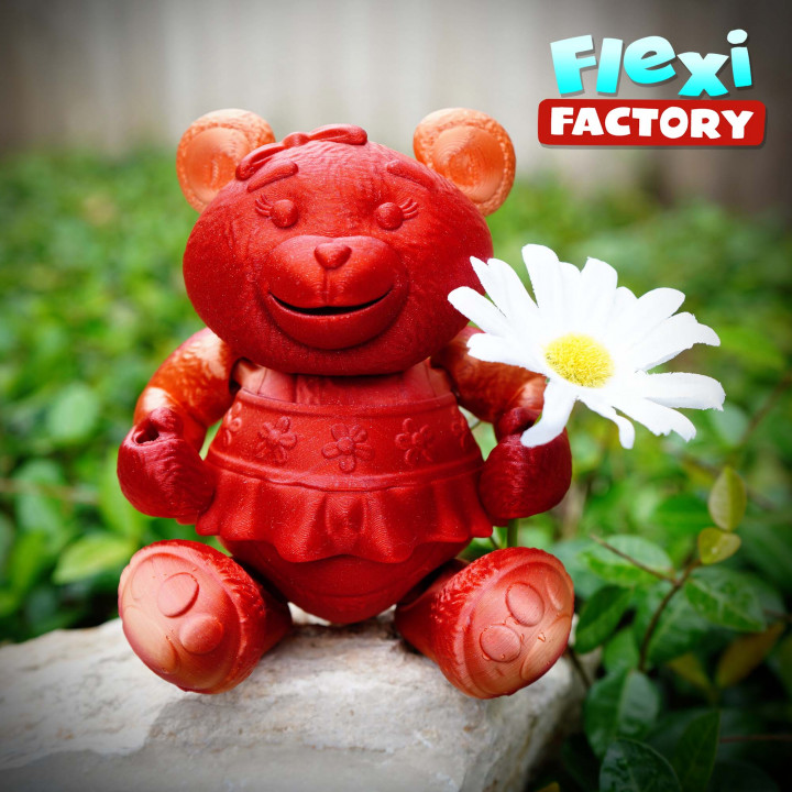 3D Printable Public release: Flexi Factory Teddy Bears and Pinwheel by ...