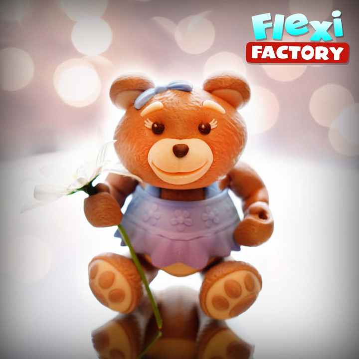 3D Printable Public release: Flexi Factory Teddy Bears and Pinwheel by ...