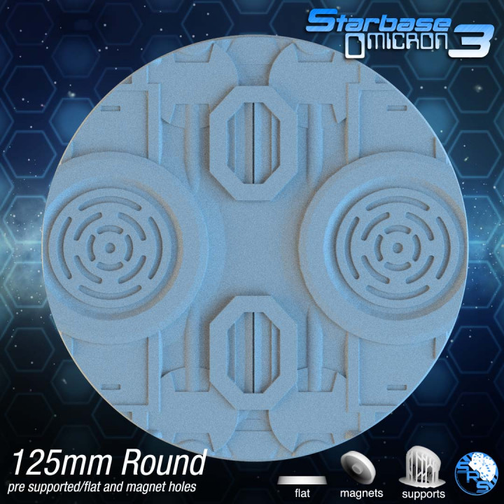 3D Printable Sci Fi Bases Expansion by SRS Studios