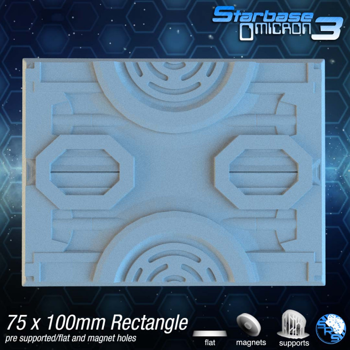 3D Printable Sci Fi Bases Expansion by SRS Studios