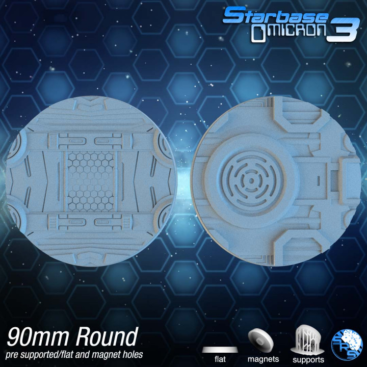 3D Printable Sci Fi Bases Expansion by SRS Studios