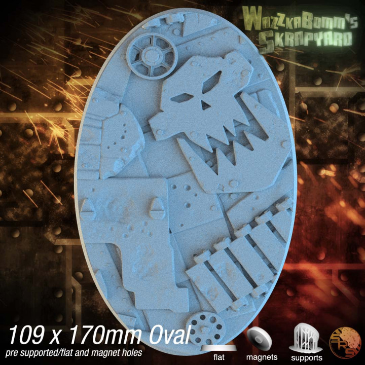 3D Printable Scrap Bases Expansion by SRS Studios