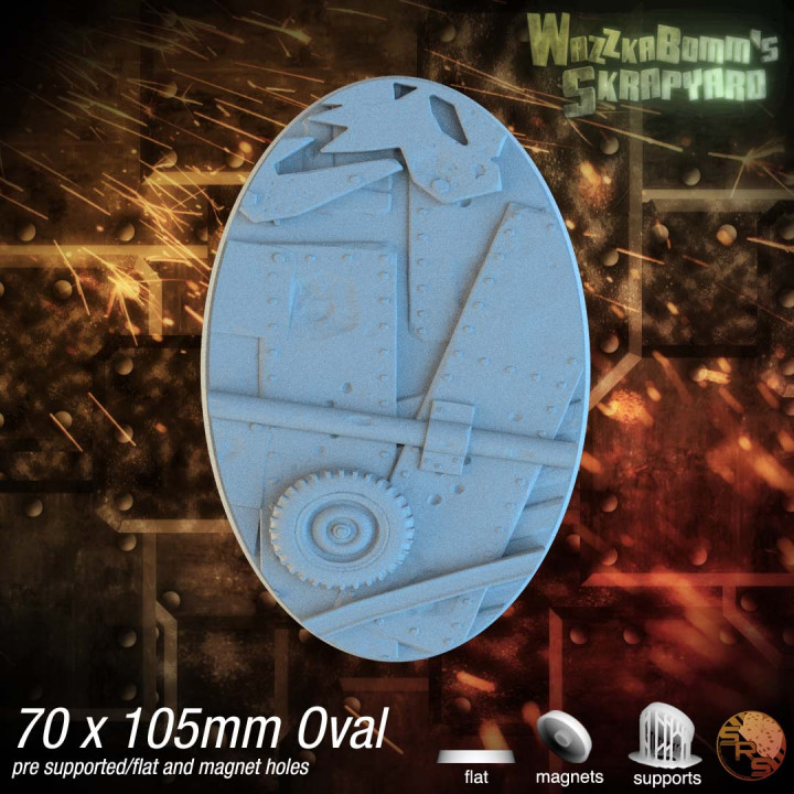 3D Printable Scrap Bases Expansion by SRS Studios