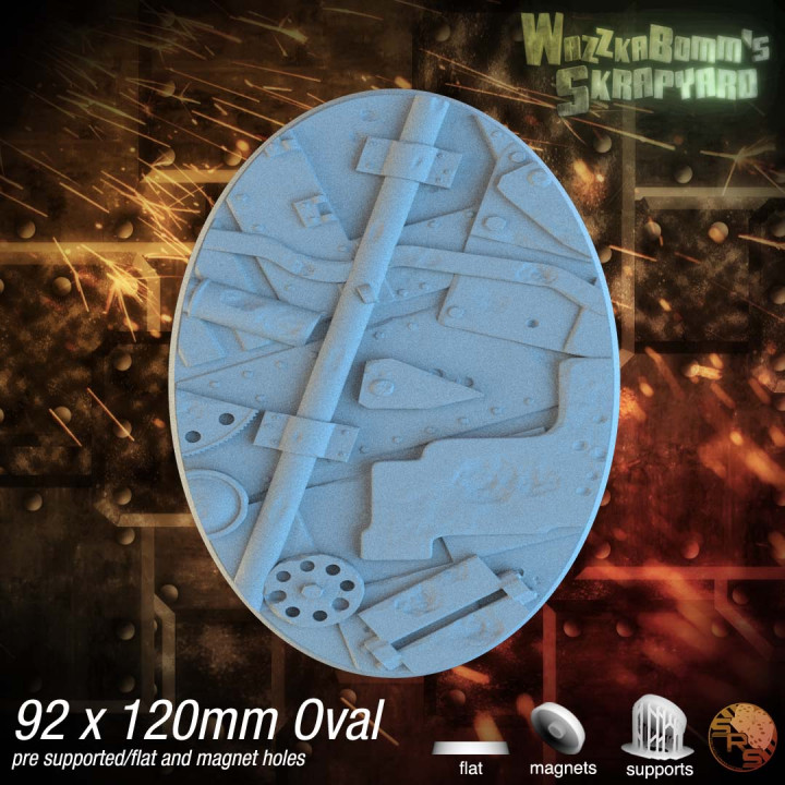 3D Printable Scrap Bases Expansion by SRS Studios