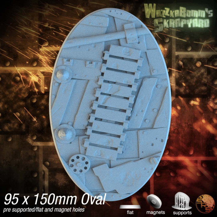 3D Printable Scrap Bases Expansion by SRS Studios
