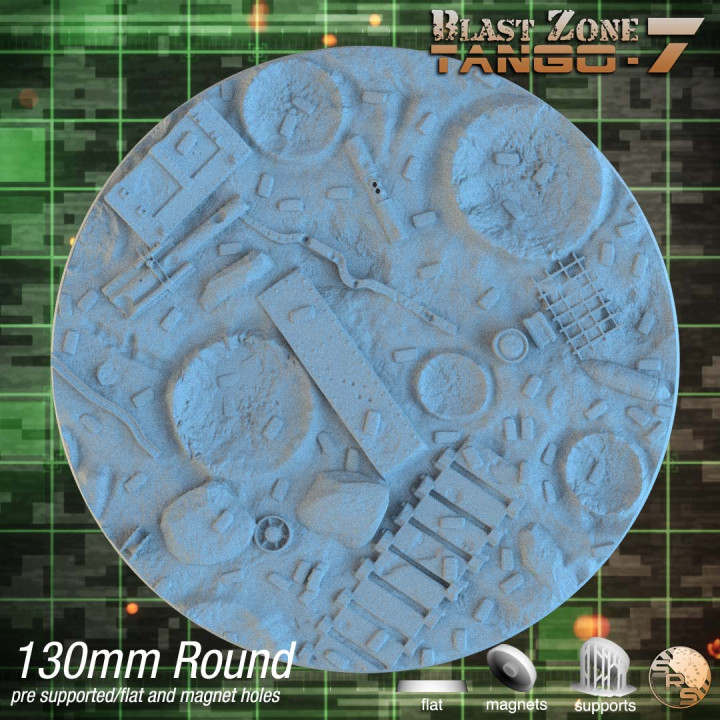 3D Printable Warzone Bases Expansion by SRS Studios