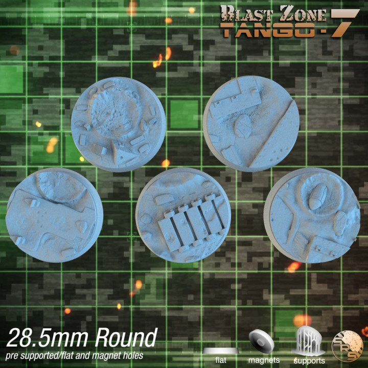 3D Printable Warzone Bases Expansion by SRS Studios