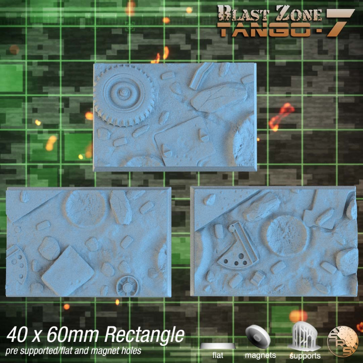 3D Printable Warzone Bases Expansion by SRS Studios