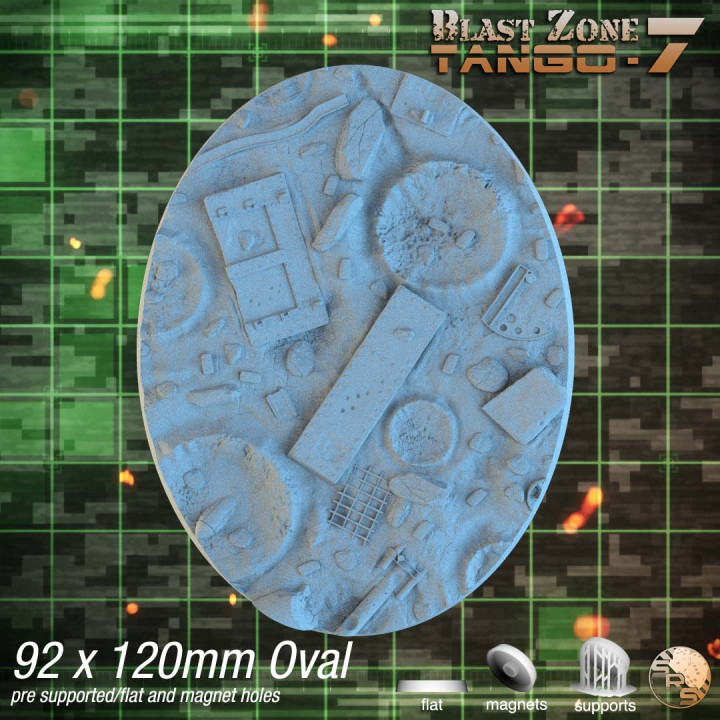 3D Printable Warzone Bases Expansion by SRS Studios