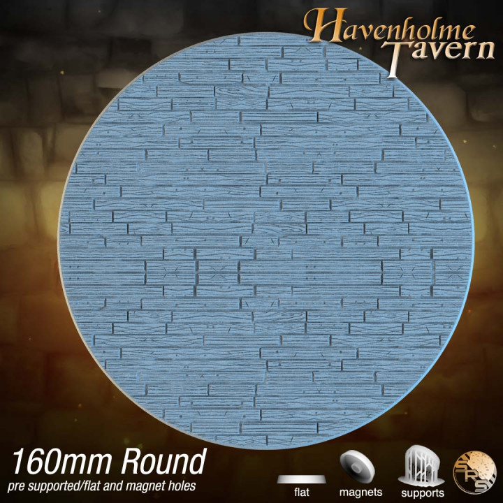 3D Printable Wood Floor Bases Expansion by SRS Studios