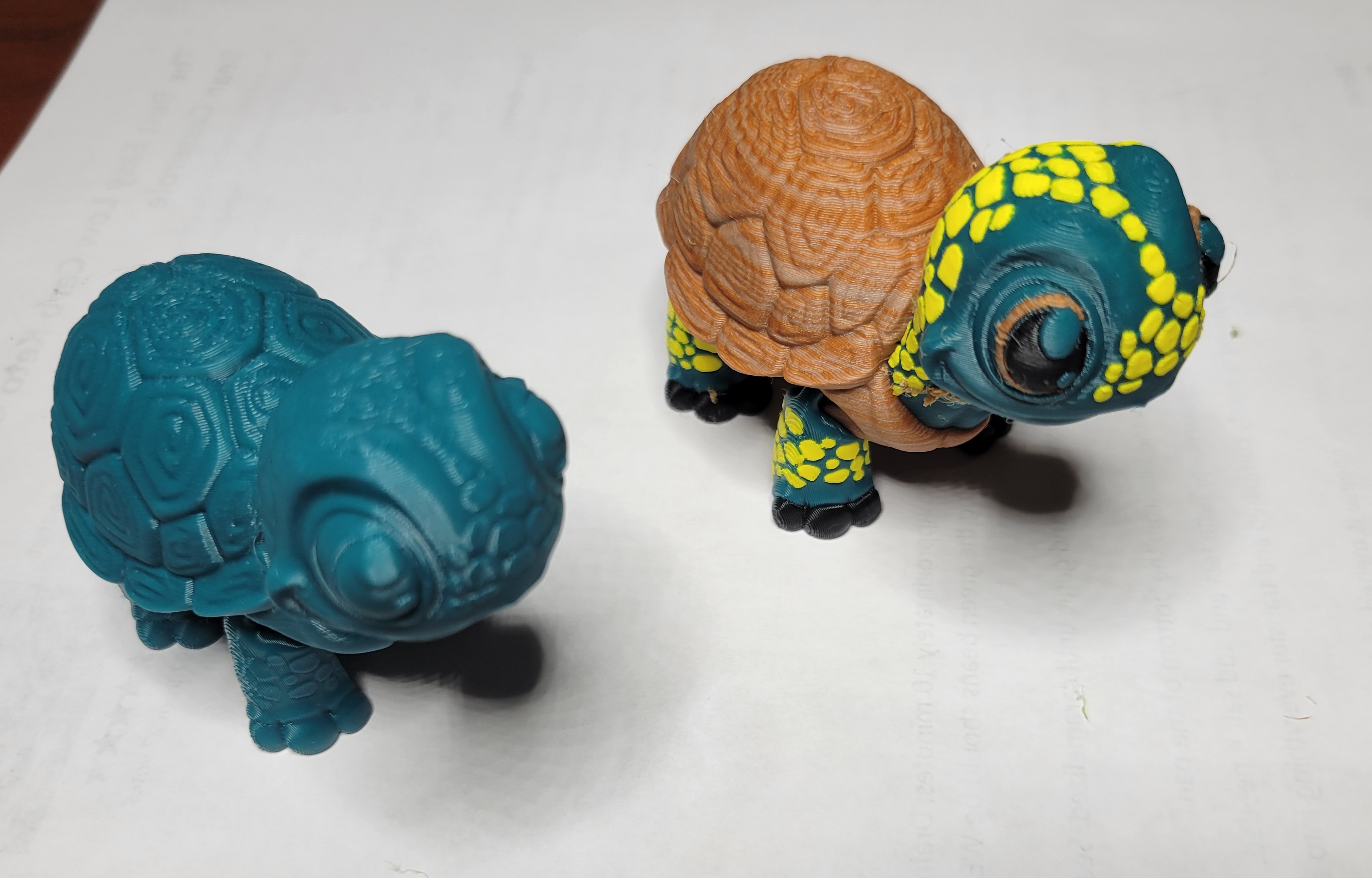 3D Printable CUTE FLEXI TURTLE ARTICULATED by Toonz Factory