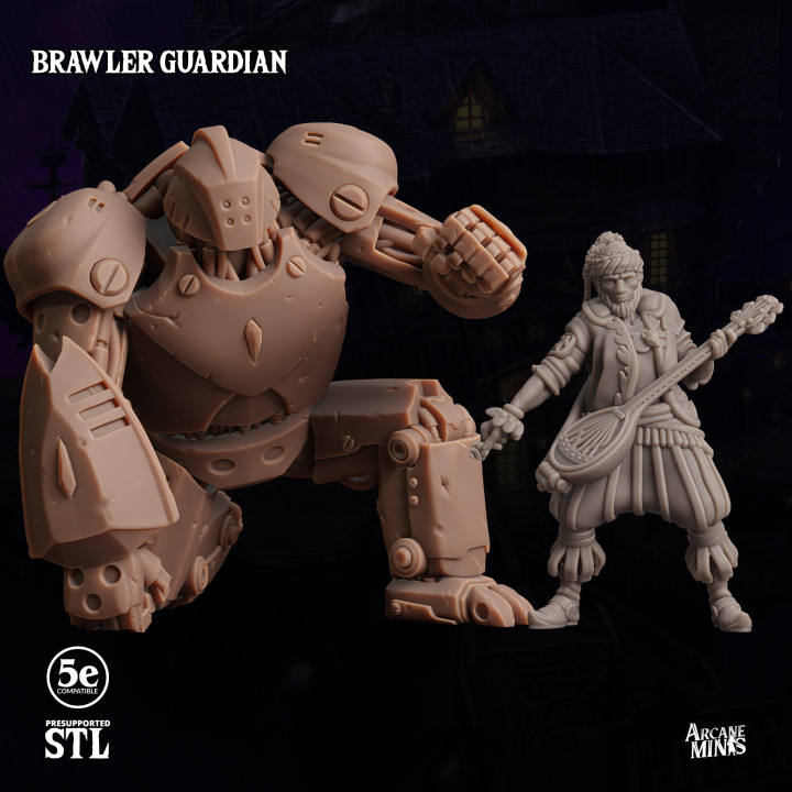 3D Printable Brawler Guardian by Sordane Publishing