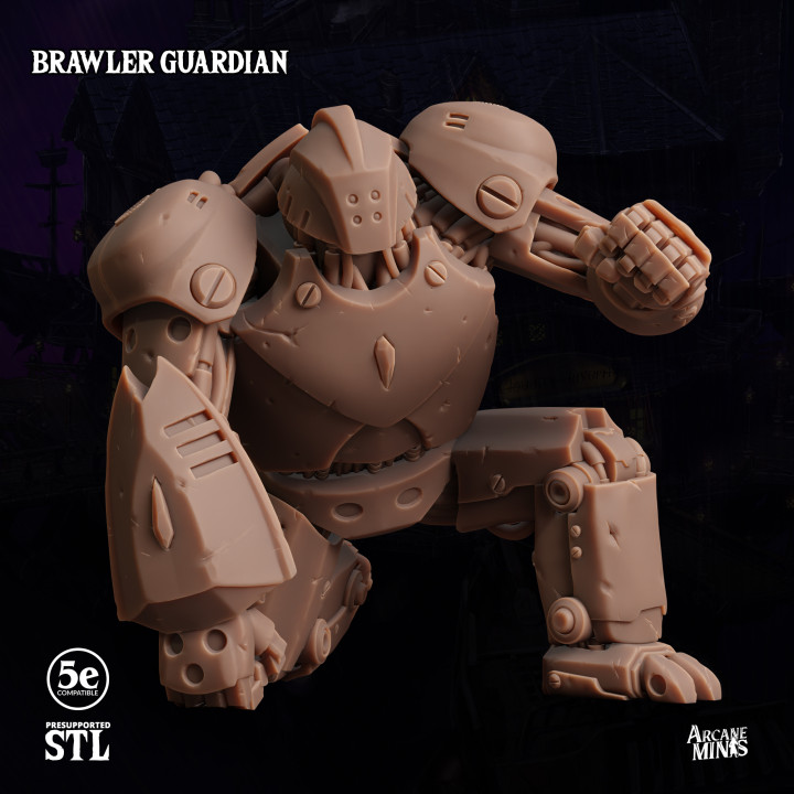3D Printable Brawler Guardian by Sordane Publishing